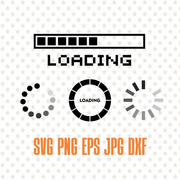 Loading Sign Svg - Etsy