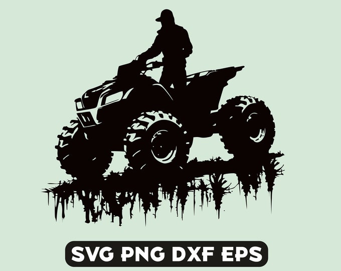 ATV Svg, Four Wheeler Svg, 4 Wheeler Svg - Etsy Canada