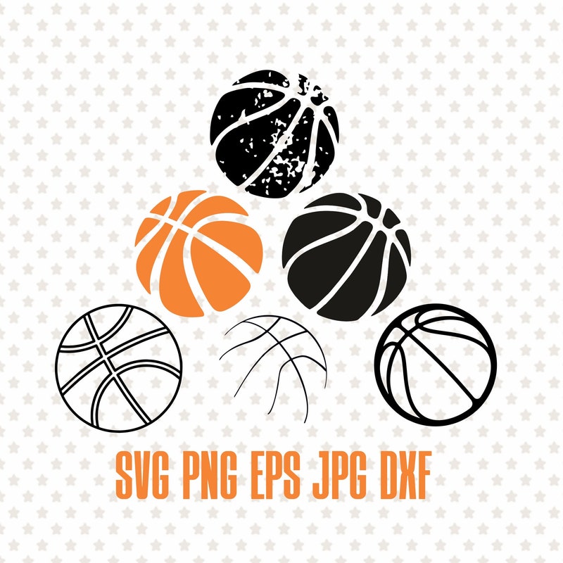 Half Basketball Svg - Etsy
