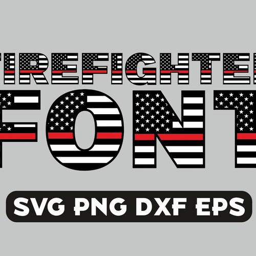 Firefighter Svg Firefighter Font Fireman Svg Fire Dept Svg - Etsy
