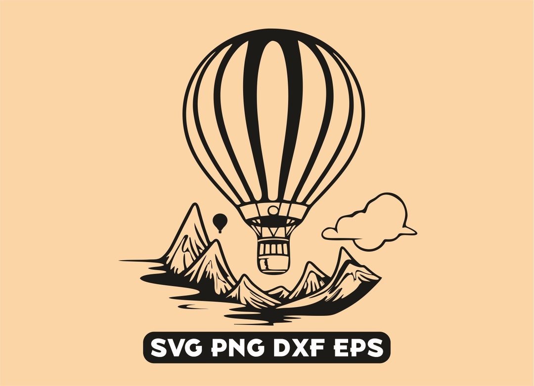 Hot Air Balloon Svg, Balloons Scene, Hot Air Balloons Clipart - Etsy