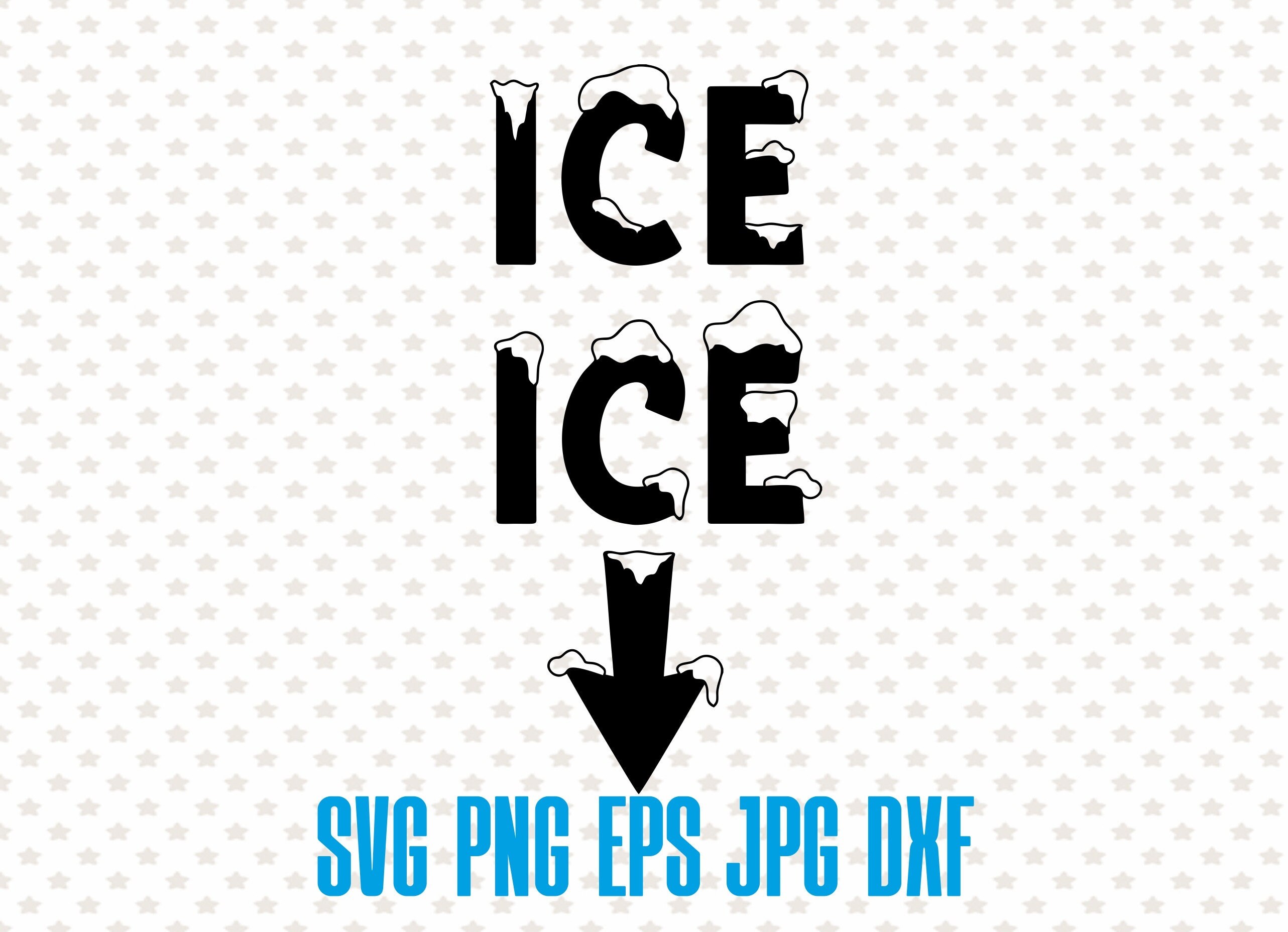 Ice Ice Baby Svg Design Vector Baby Shower Gift Digital | Etsy