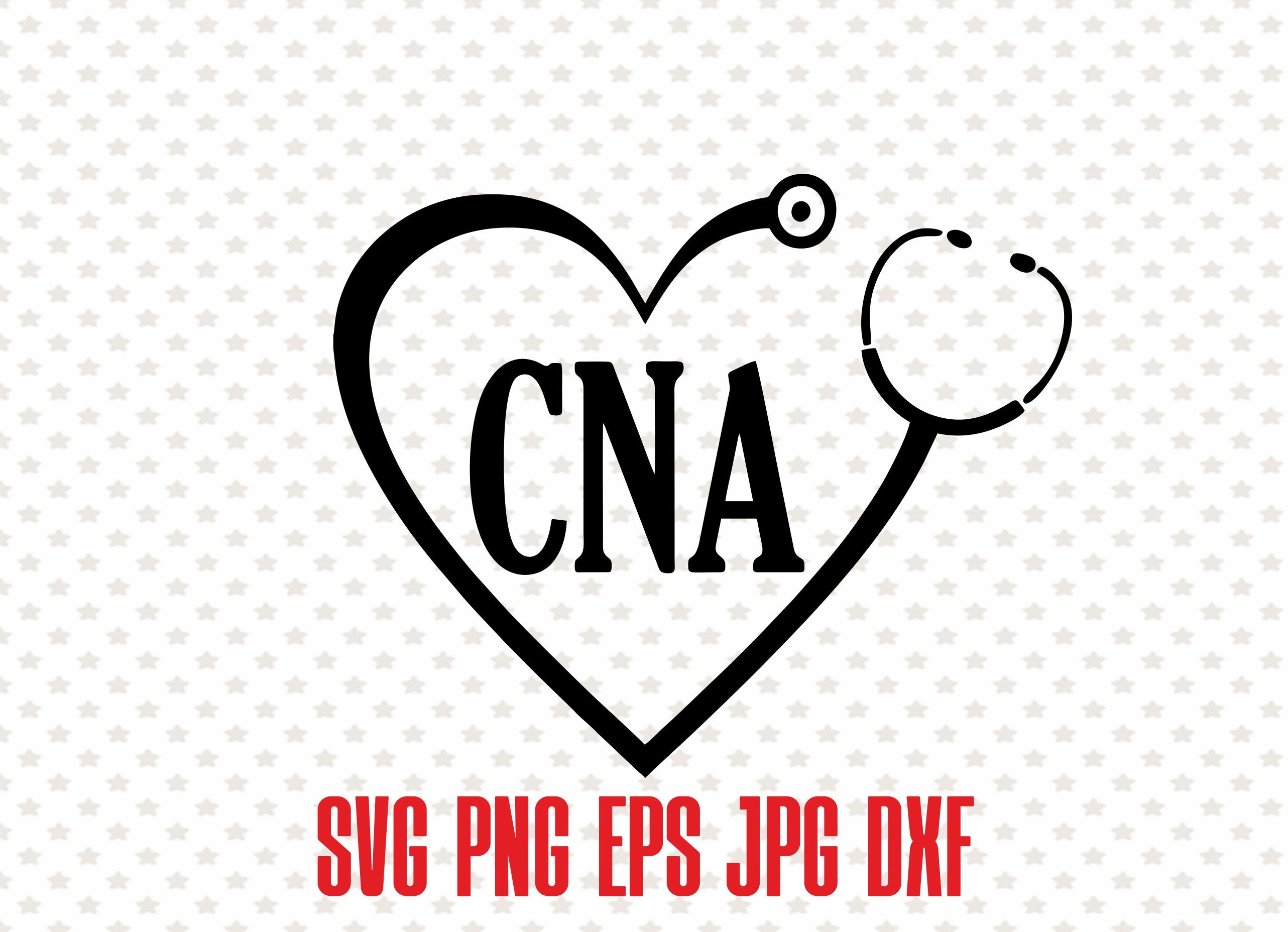 Cna Svg Design Digital Nurse Print Nursing Life Printable Etsy