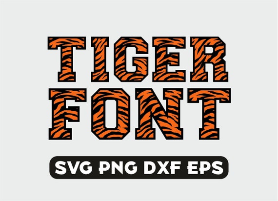 tiger alphabet svg Alphabet cut files for cricut Tiger numbers svg ...