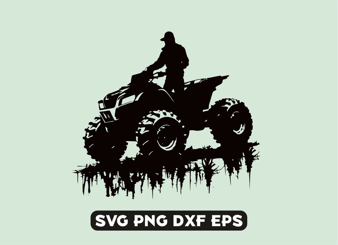 4 Wheeler Svg, Atv Svg, Four Wheeler Svg, Offroad Png, off Road Clipart ...