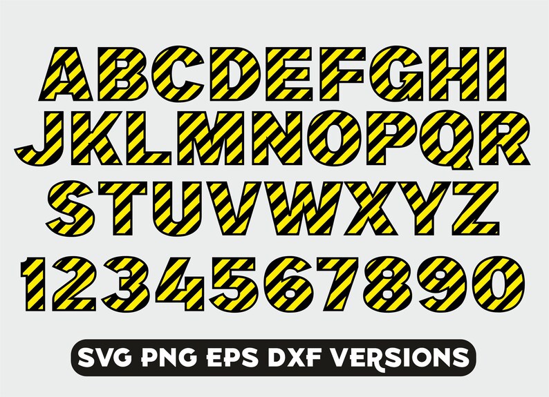 Construction Font Construction Svg Excavator Svg Digger | Etsy