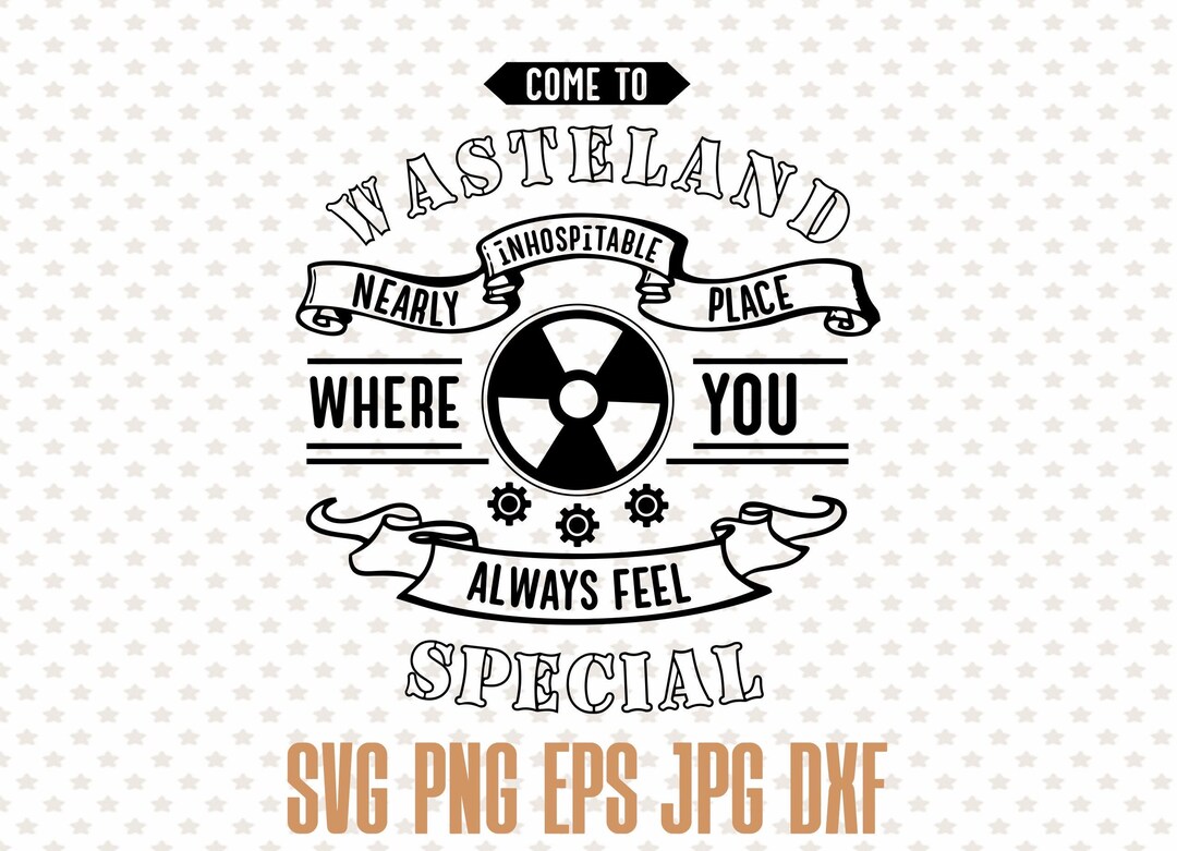Come to Wasteland Clipart, Gamer Svg Design, Gaming Print, Funny Gamer ...