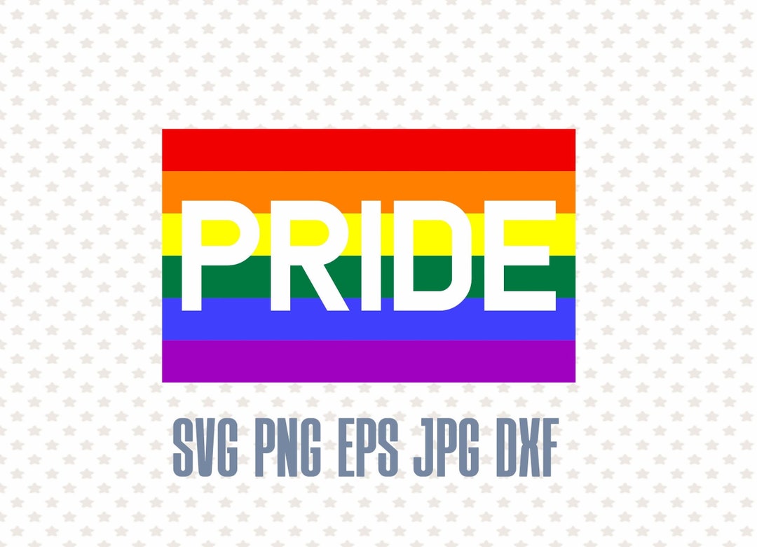 Gay Pride Svg, Lgbtq Svg, Lgbt Cut File, Rainbow Flag Svg, Lesbian ...
