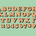 Vintage Font, Retro Font, Groovy Font, 70s Alphabet, 80s Alphabet ...