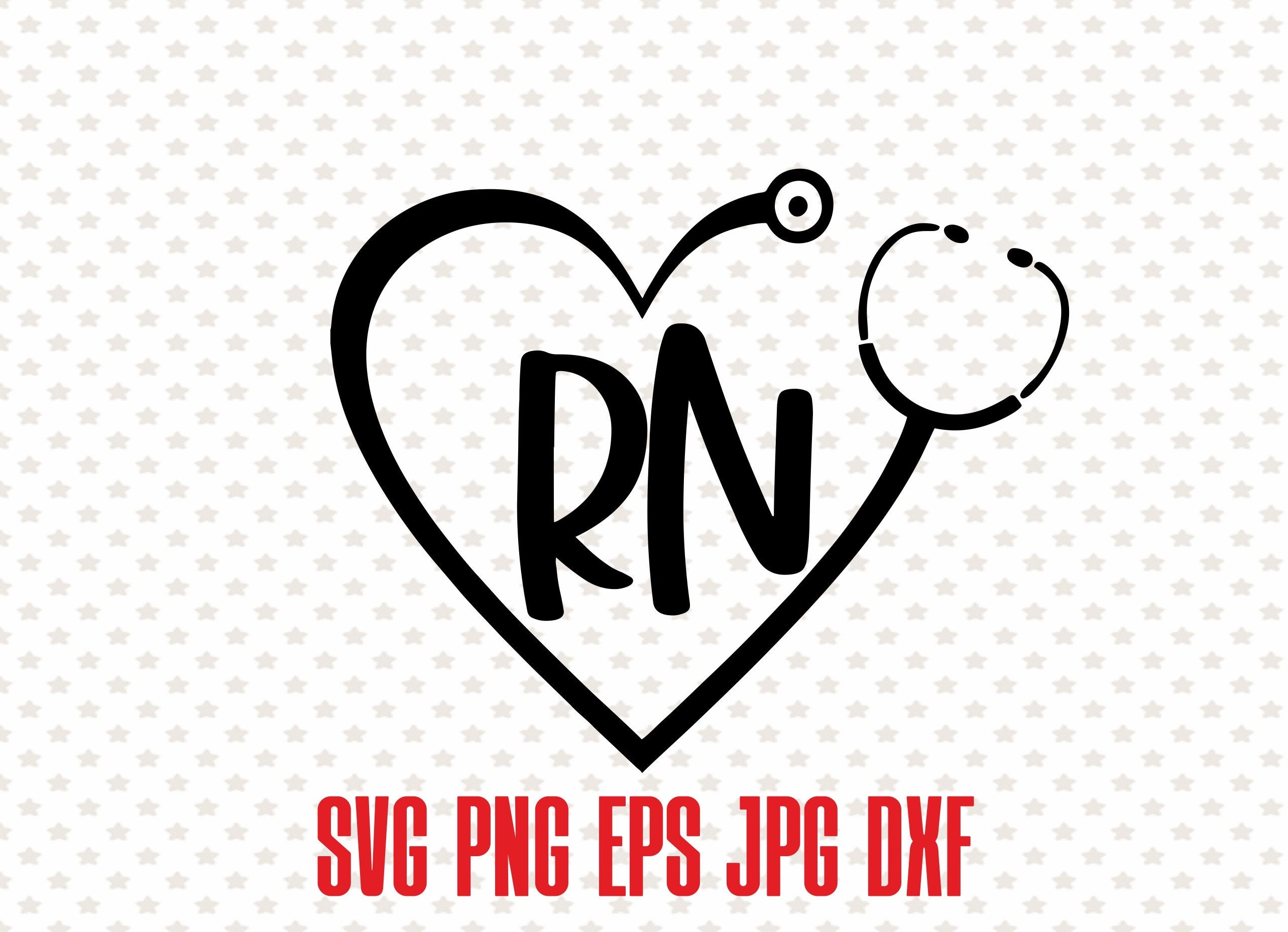 Rn Heart Silhouette Vector Nursing Life Svg Cutting Files - Etsy
