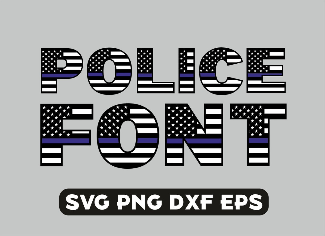 Polizei svg, Polizeioffizier svg, dünnes blaues Liniensvg, Rückseite ...