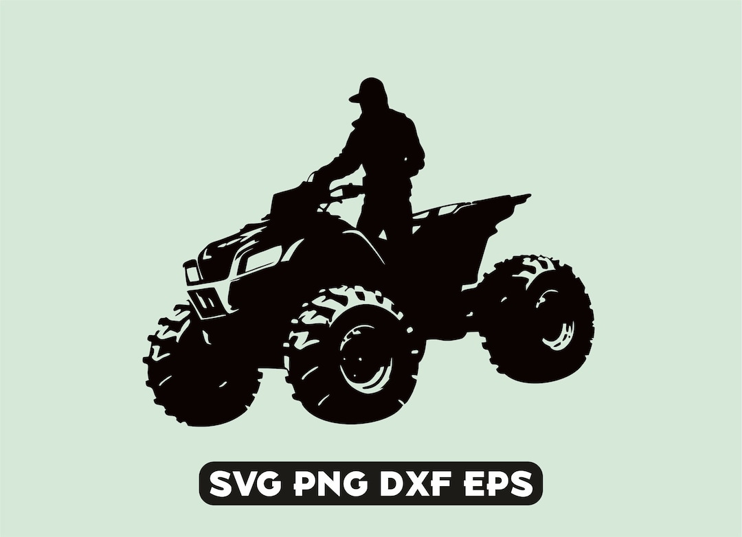 4 Wheeler Svg, Atv Svg, Four Wheeler Svg, Offroad Png, off Road Clipart ...