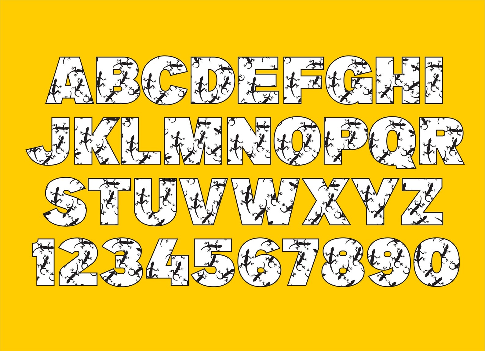 Lizard Svg Lizard Font Lizard Png Wild Animals Font Wild - Etsy