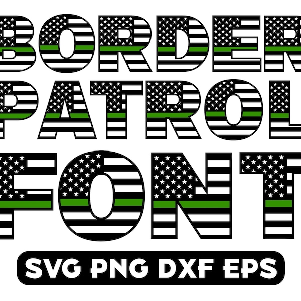 Border Patrol Svg - Etsy