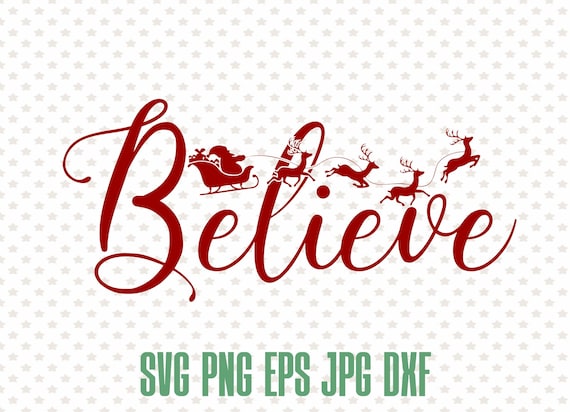 Geloof svg Kerst svg Santa Claus svg Kerstteken - Etsy Nederland