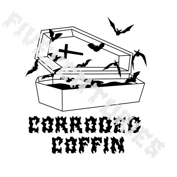 Corroded Coffin Stranger Things Eddie Munson Sticker - Etsy Ireland