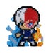 Todoroki Perler Bead Sprite My Hero Academia Shoto Todoroki - Etsy