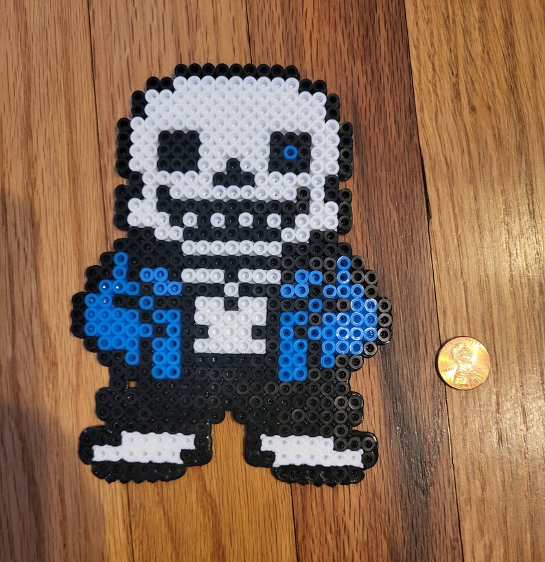 Sans Perler Bead Sprite Undertale - Etsy