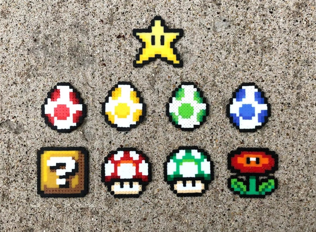 Custom Perler Bead Patterns Nintendo Gaming Art Pieces - Etsy UK
