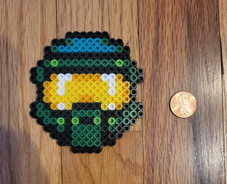 Master Chief Sprite Perler Beads Halo - Etsy