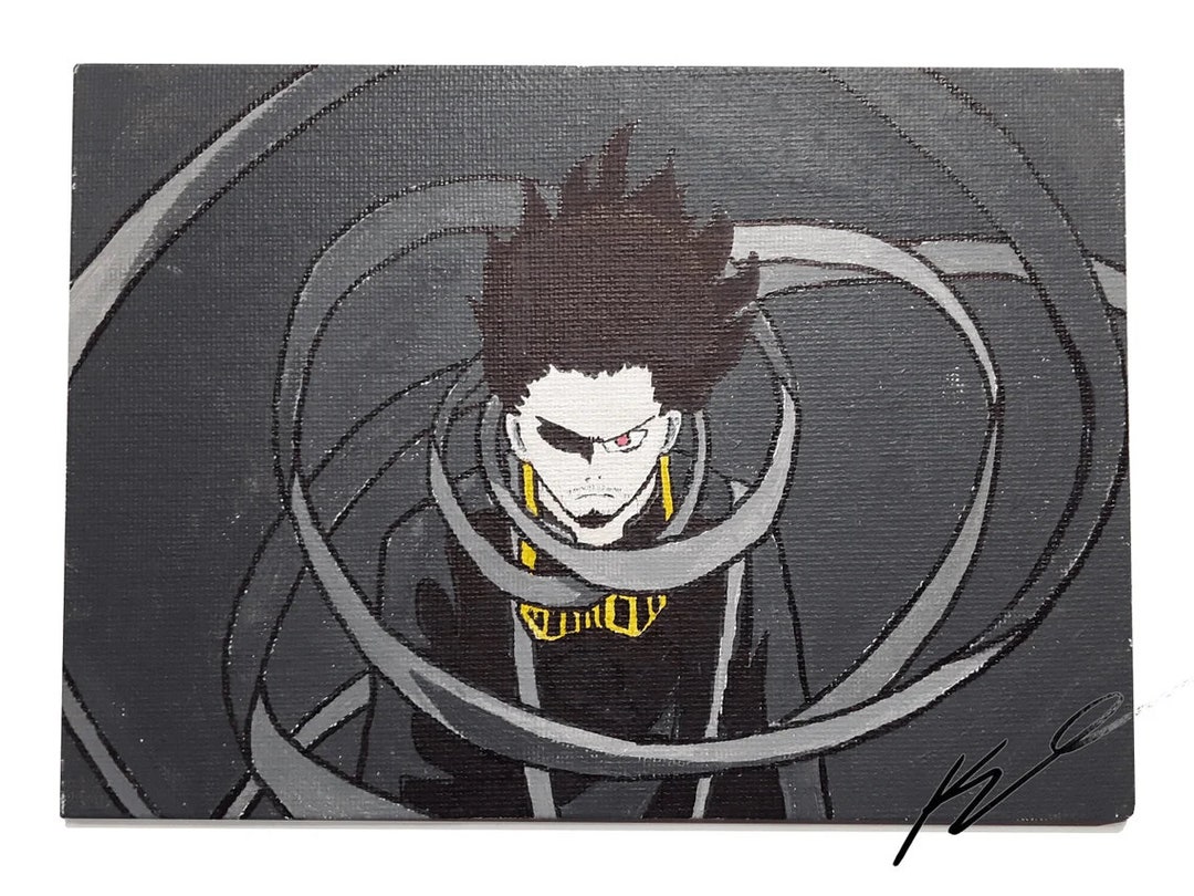 Aizawa Eraserhead Acrylic Painting - Etsy