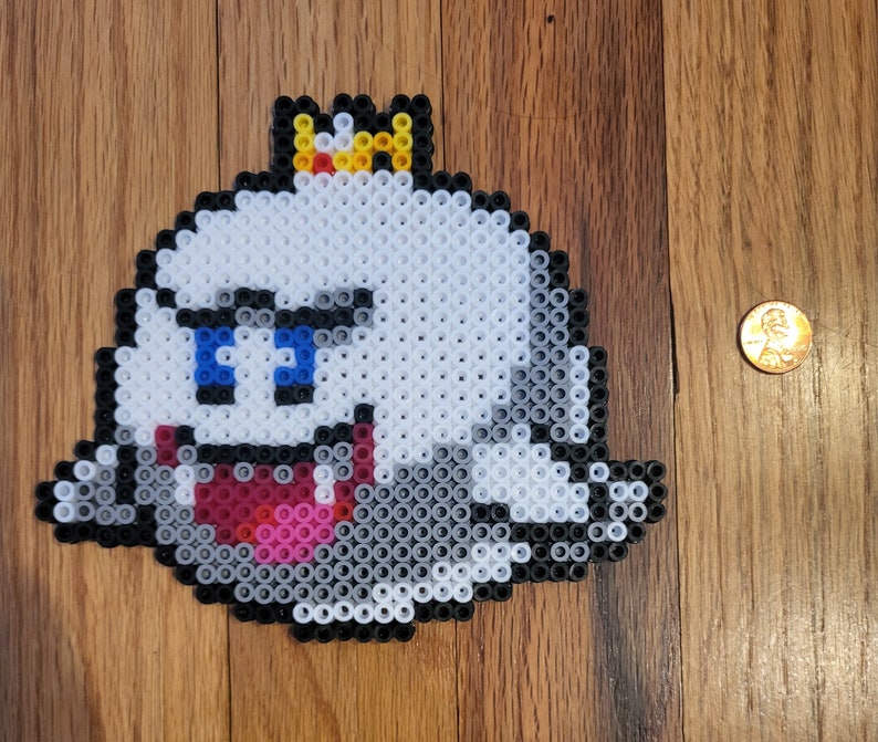 King Boo Perler Bead Sprite Super Mario Bros. - Etsy Canada