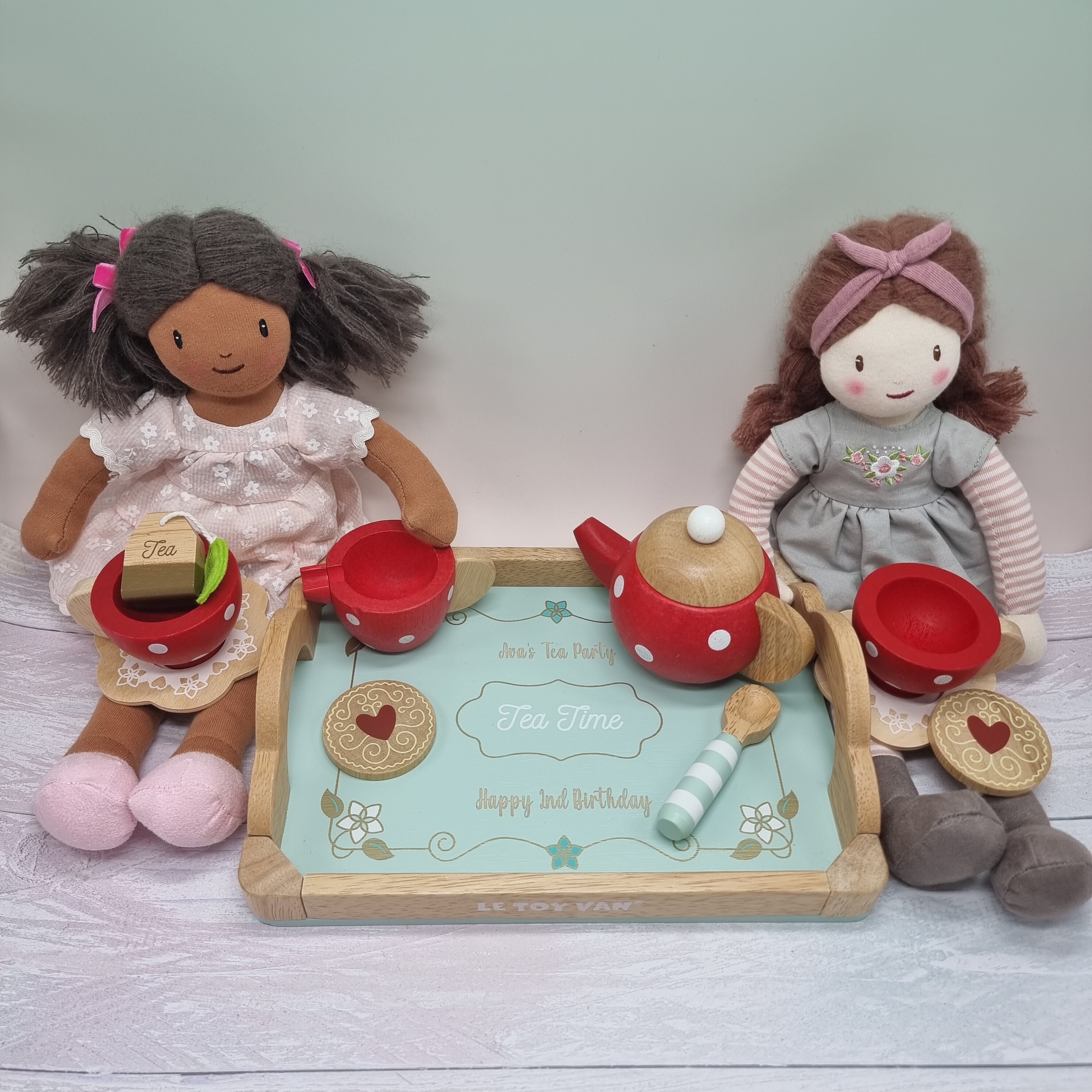 Personalised Wooden Tea Set Role Play Toy Wooden Toy | Etsy