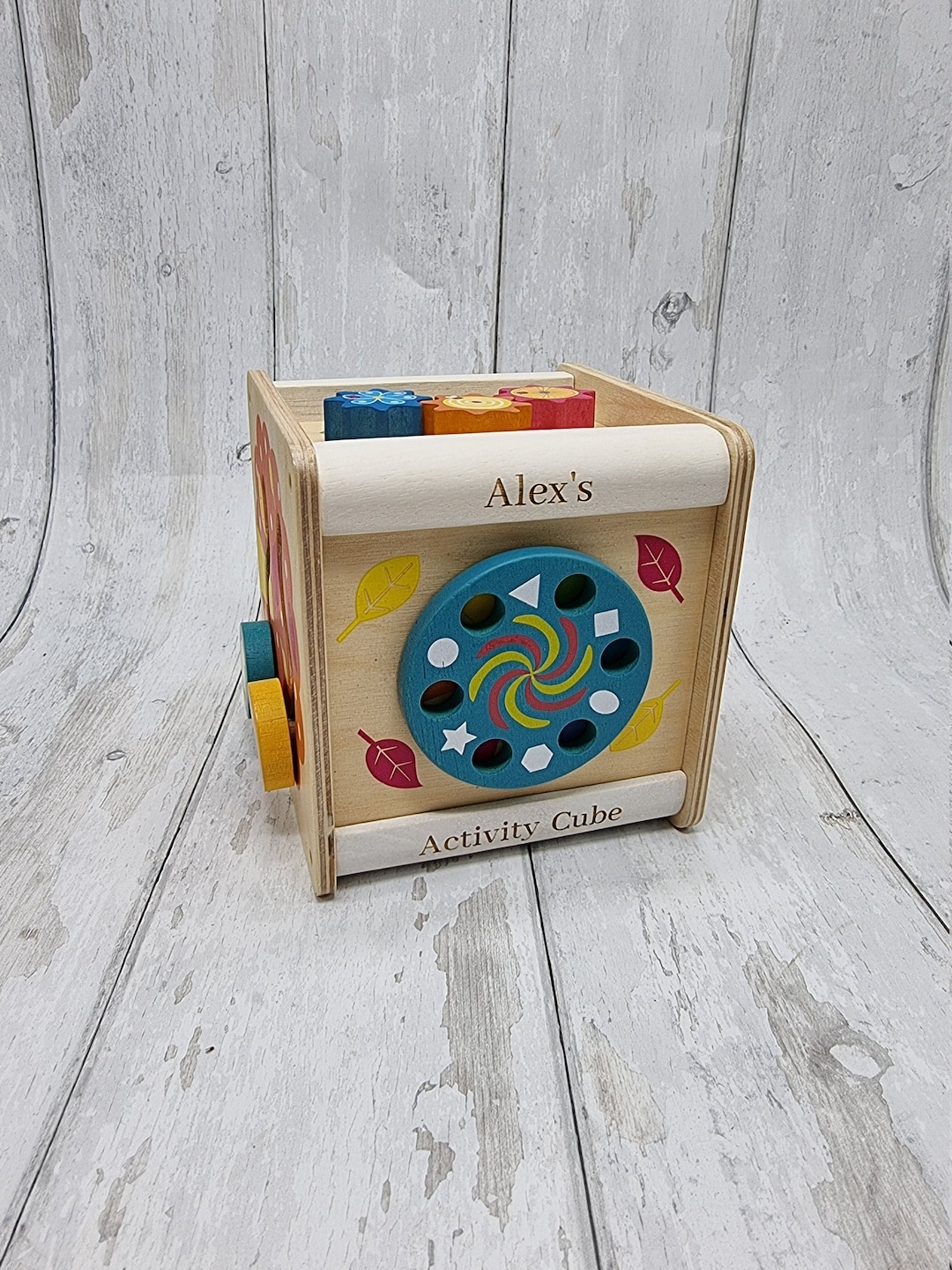 Multi-function Interactive Wooden Activity Cube 6-in-1 Early - Etsy UK
