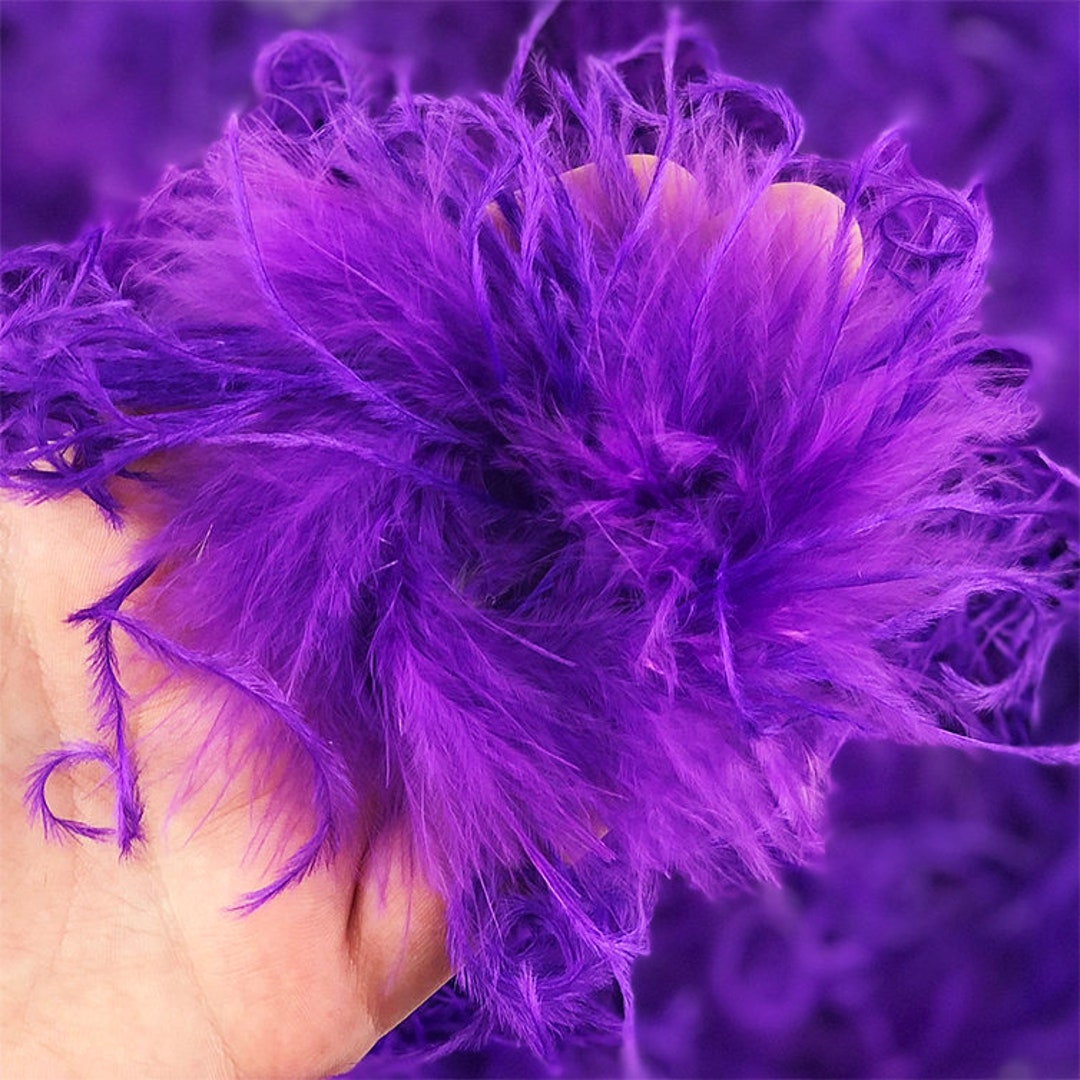 Ostrich Feather Puffs - Purple and Lavender - QTY: 1 Puff - Etsy