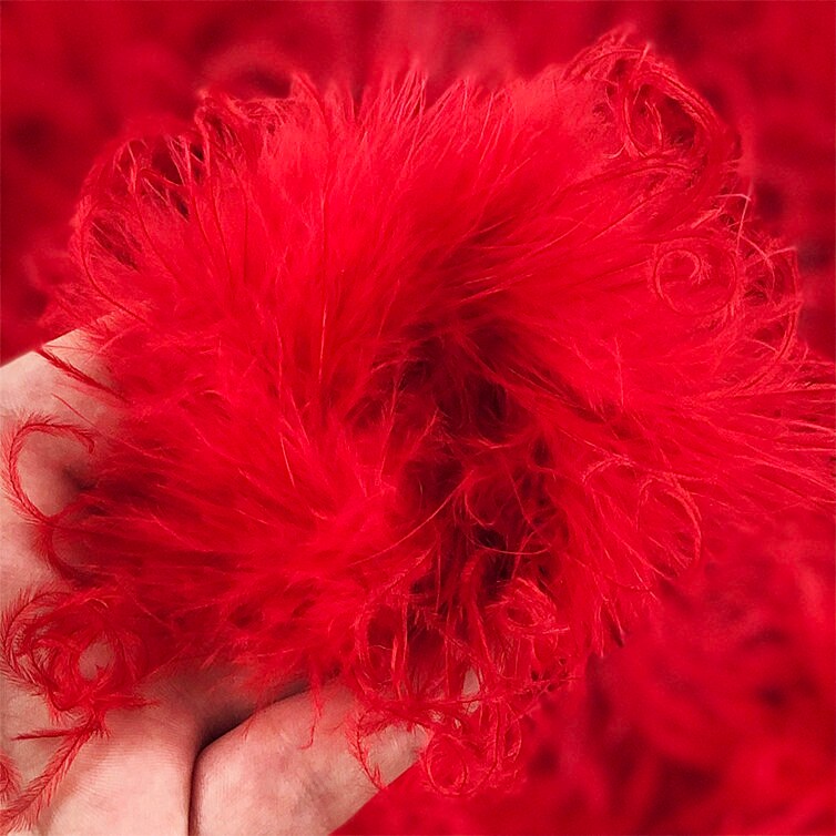 Ostrich Feather Puffs Red Wine Brown QTY: 1 Puff - Etsy
