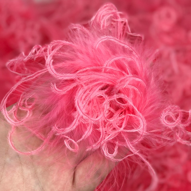 Ostrich Feather Puffs Pink and Purple QTY: 1 Puff - Etsy