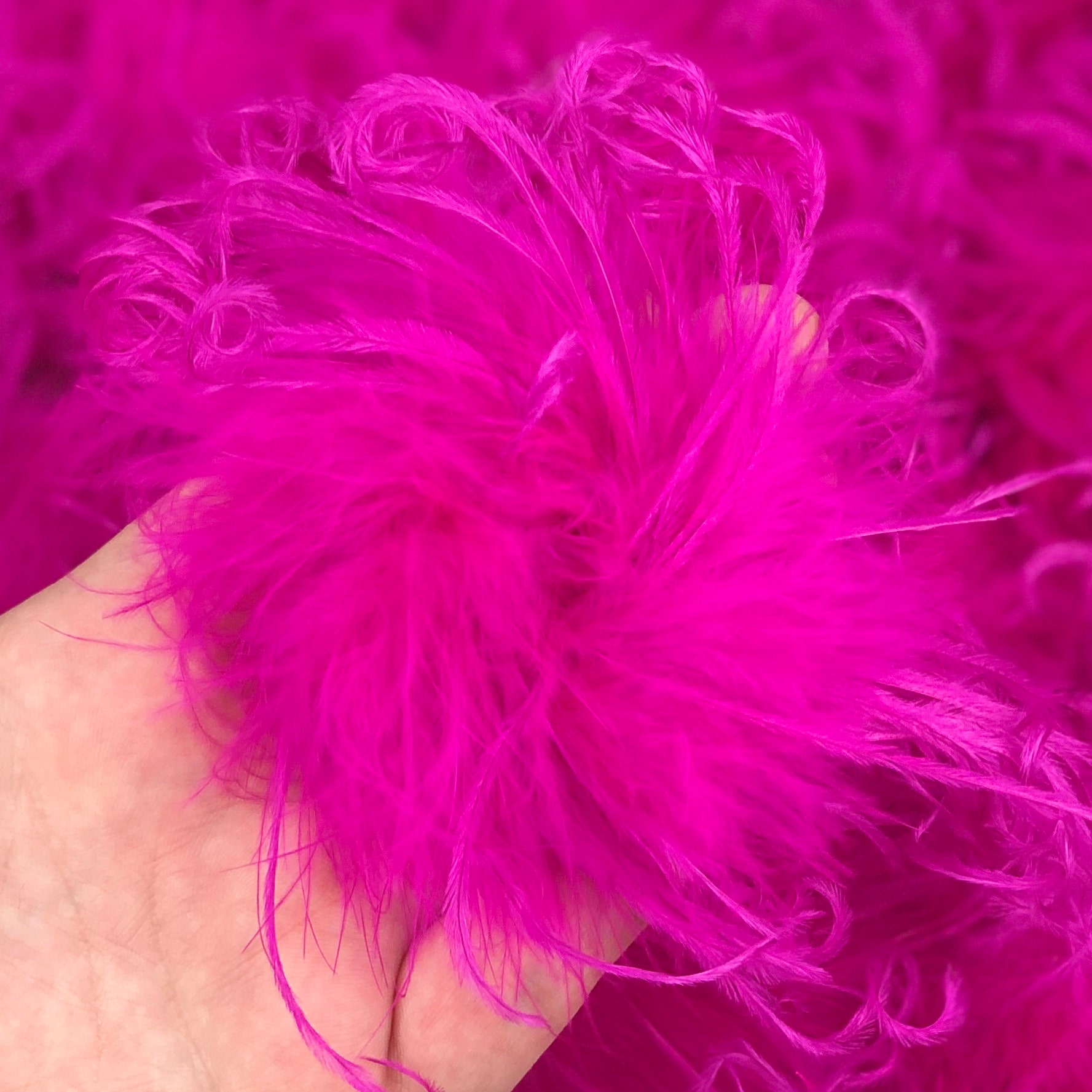 Ostrich Feather Puffs Pink and Purple QTY: 1 Puff - Etsy