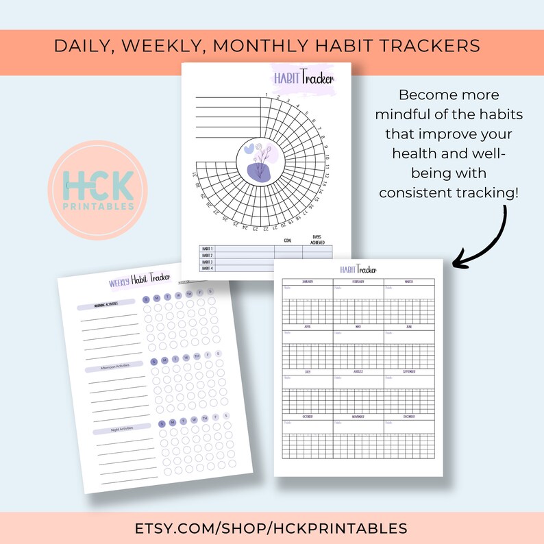 Self Care Planner | Self Care Tracker | Wellness Planner | Self Care ...