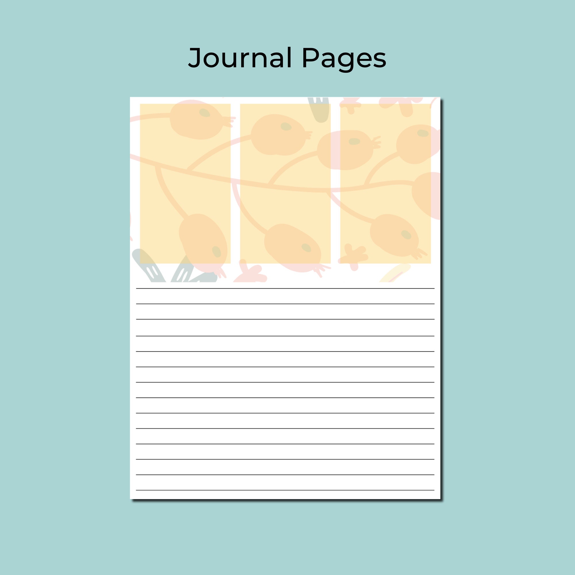 Daily Journal Template Blank Journal Pages Template Journal Pages ...