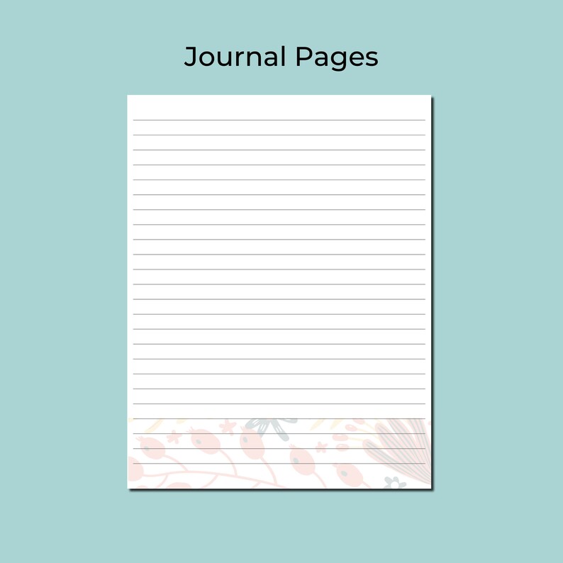 Daily Journal Template Blank Journal Pages Template Journal Pages ...