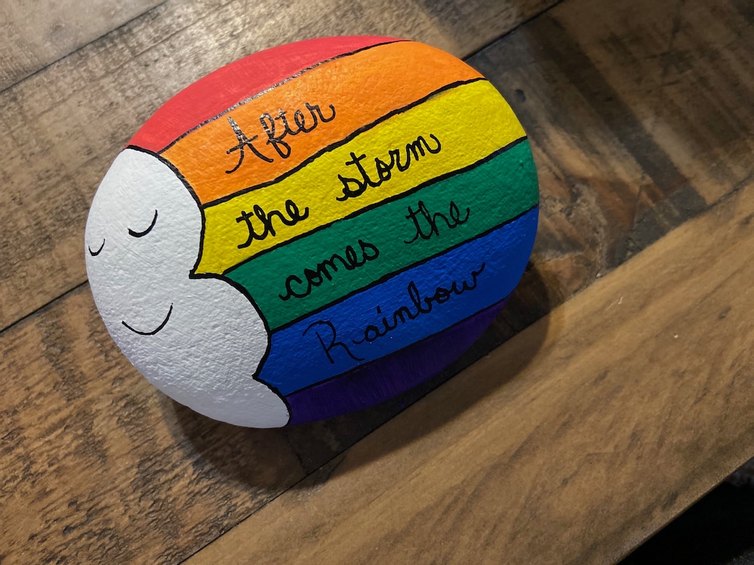 Custom Painted Rock - Etsy