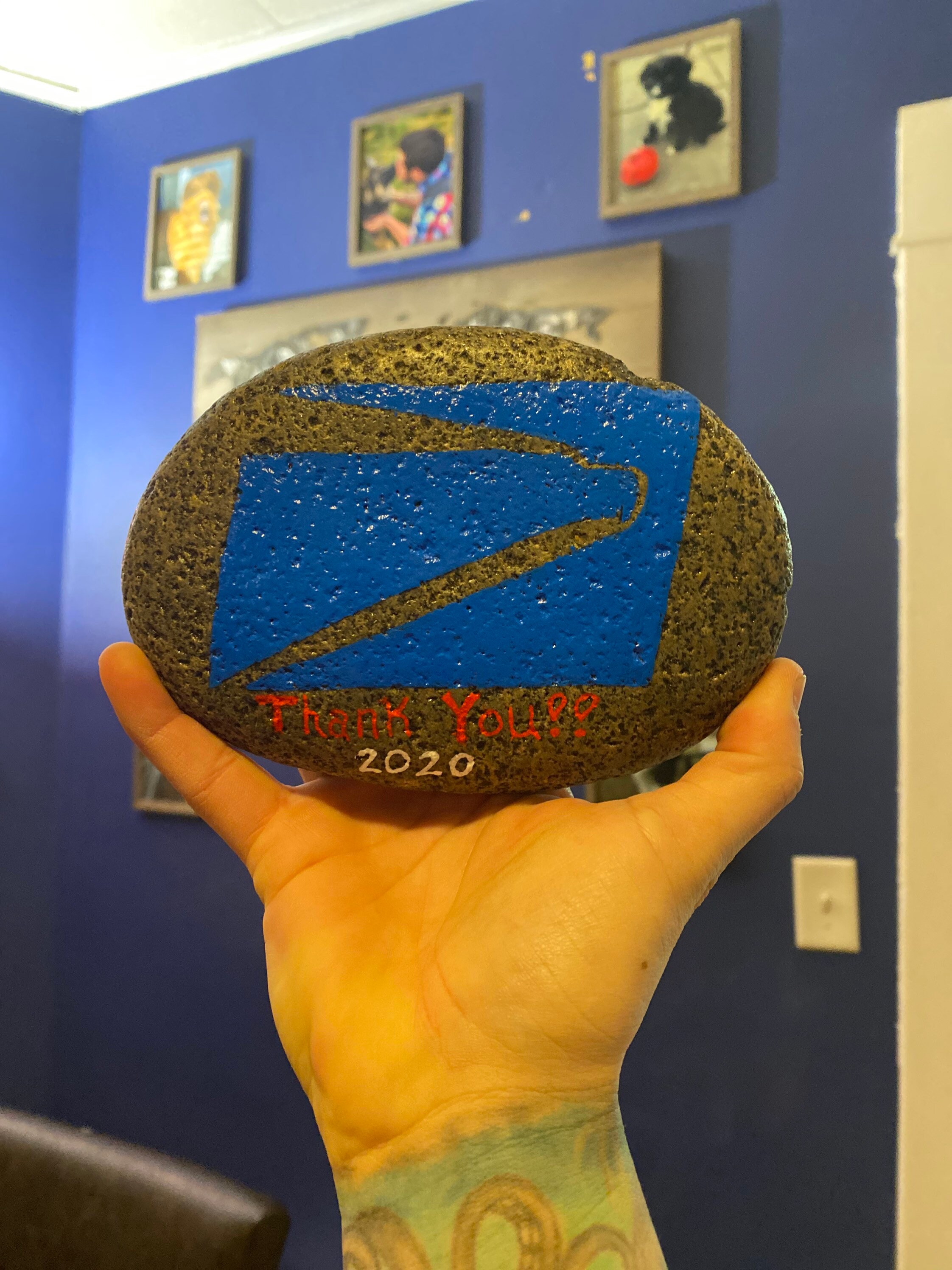 USPS Painted Rock - Etsy