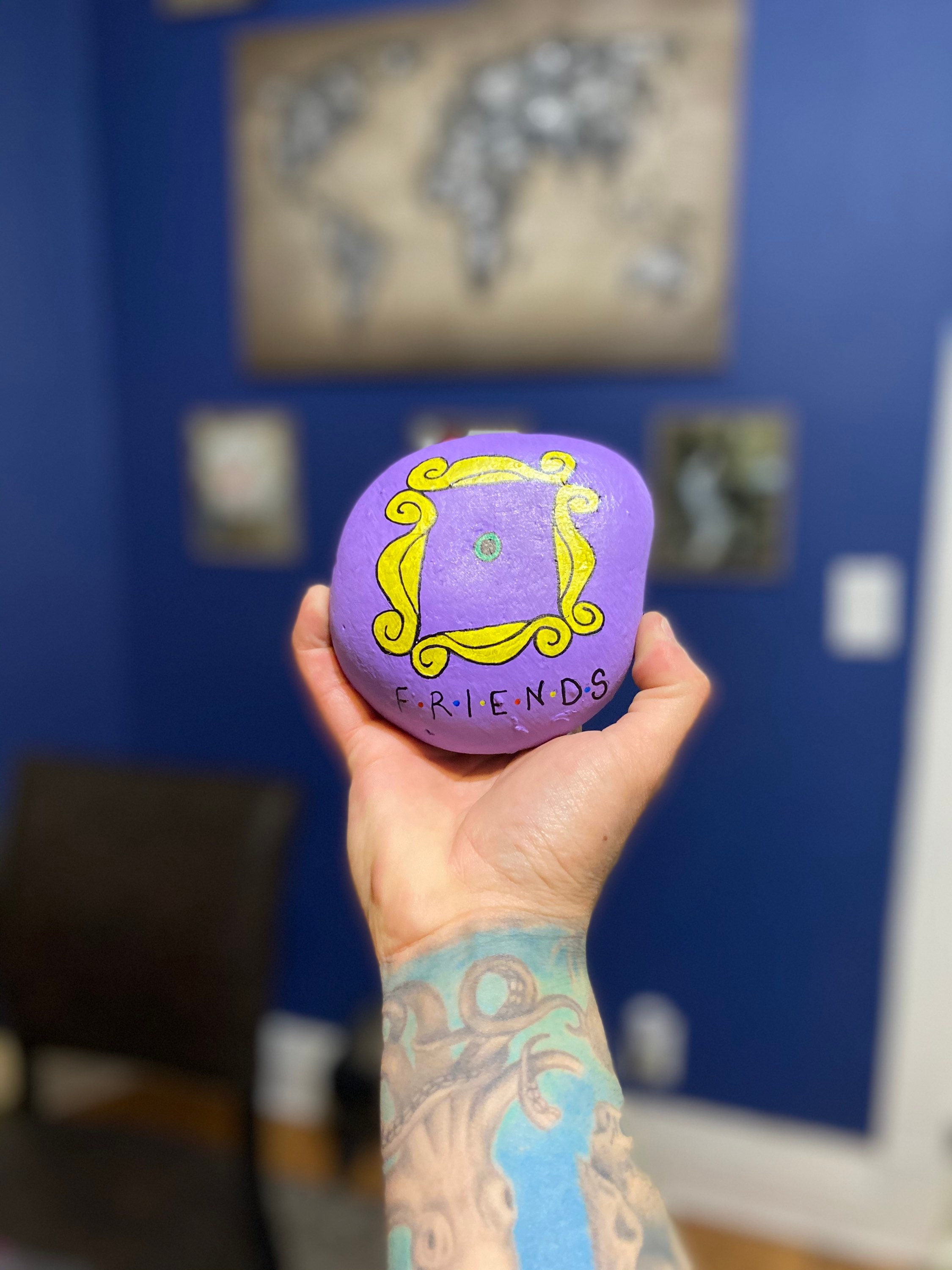 Friends Painted Rocks - Etsy