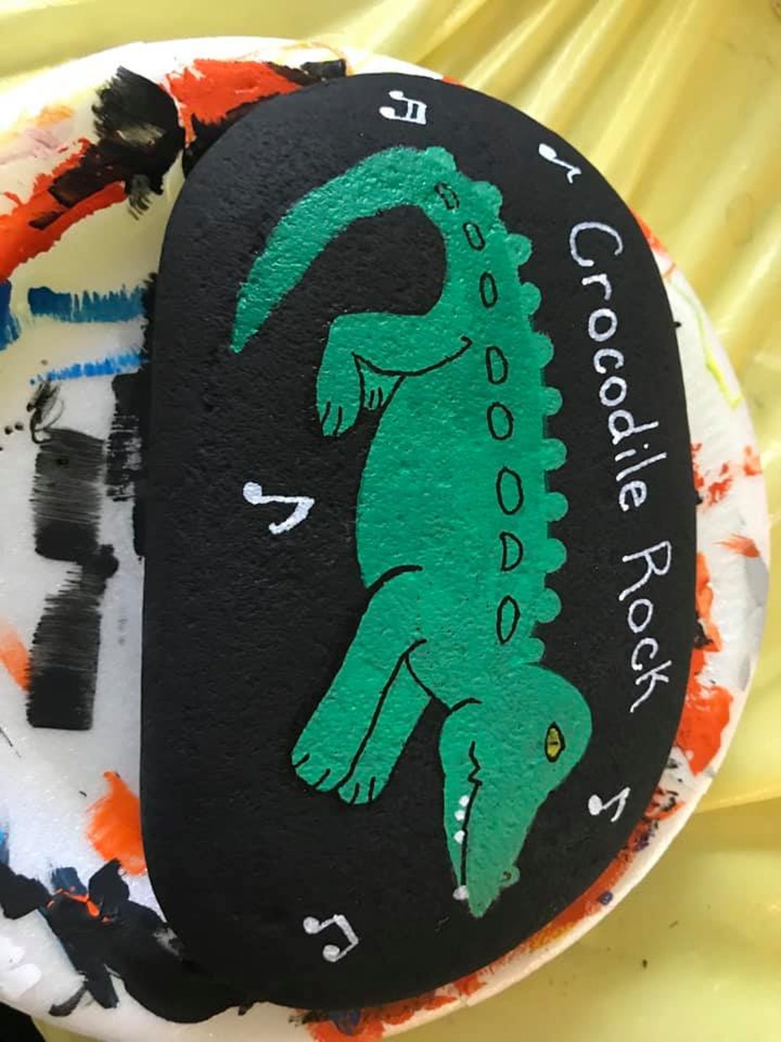 Custom Painted Rock - Etsy