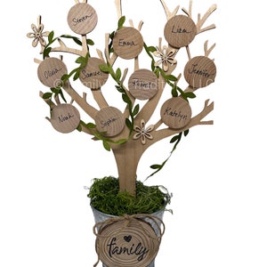 Family Tree Kit, Large Family Tree, Rustic, DIY Craft, Create Your Own ...