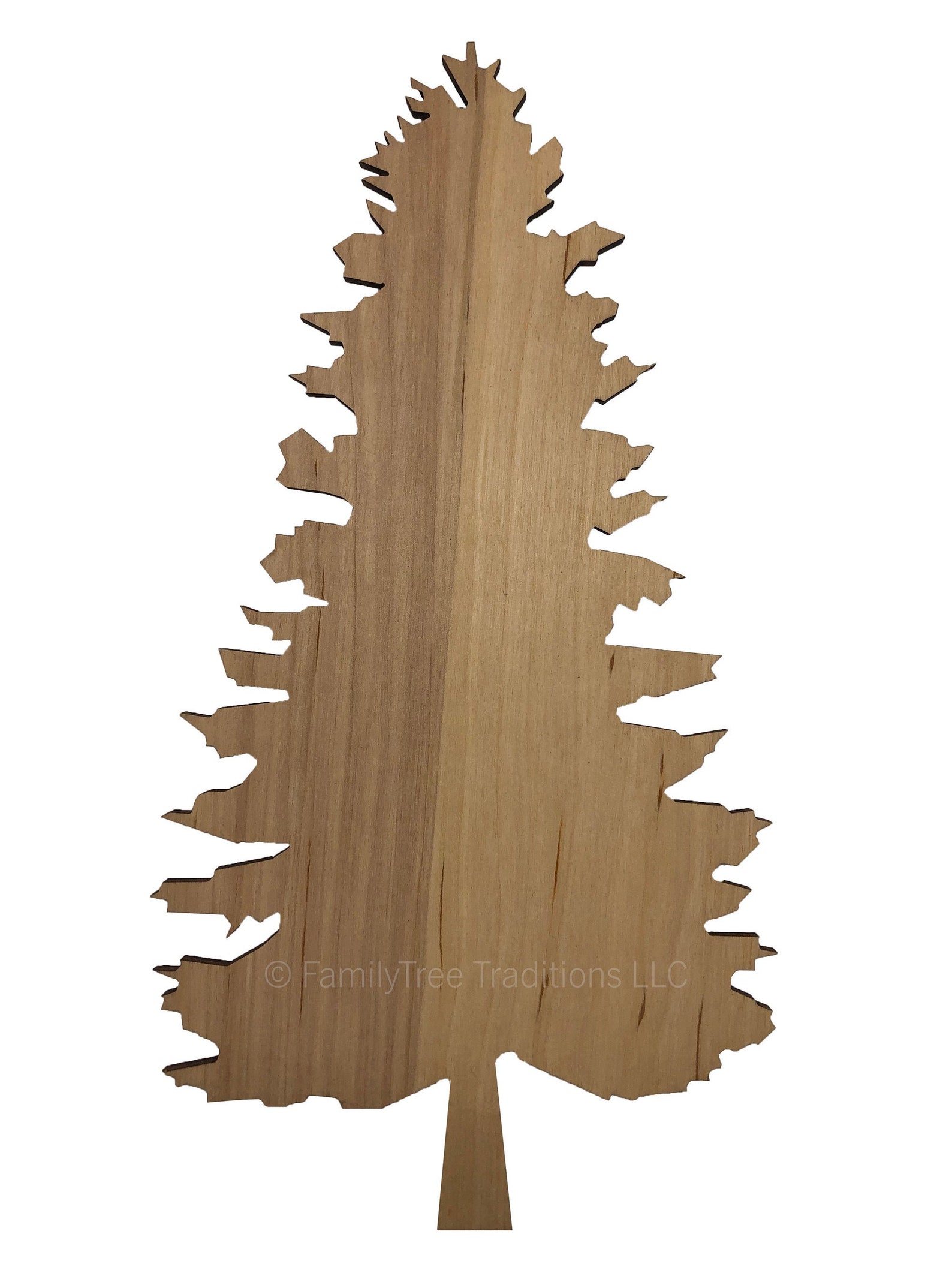 Large Pine Tree, Unfinished Wood Cutout Shape, Laser Cut, DIY Craft ...