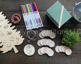 Family Tree Kit, Large Family Tree, Rustic, DIY Craft, Create Your Own ...