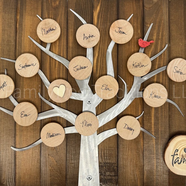 Magnetic Family Christmas Tree - Etsy