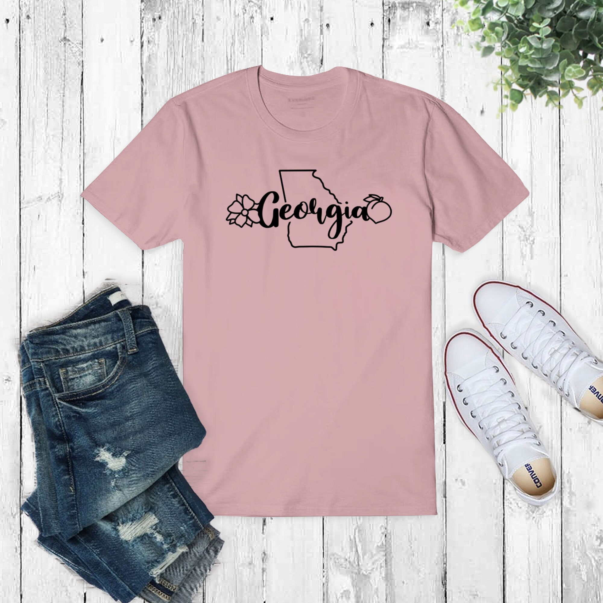 Georgia Floral Peach SVG File, SVG and DXF, Digital File, Cut File for ...