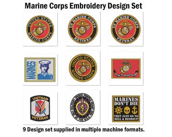 Usmc Embroidery | Etsy