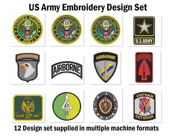 US Navy Design Pack 9 Machine Embroidery Designs | Etsy