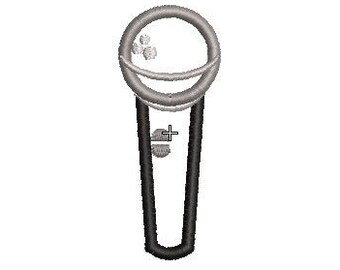 Microphone Machine Embroidery Pattern Podcast Embroidery Design Digital ...