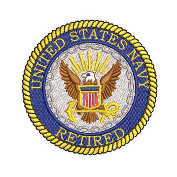 Us Navy Retired Patch - Etsy