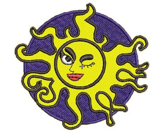 Sun Face Design | Etsy