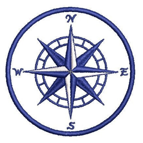 Compass V2 Embroidery Design Download - Etsy